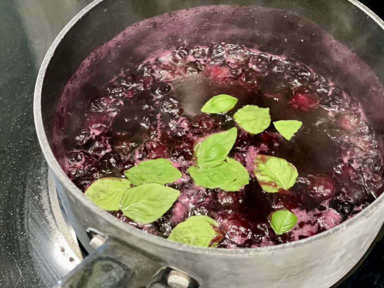 Basil Blueberry Lemonade Vodka - A Life Unfolding