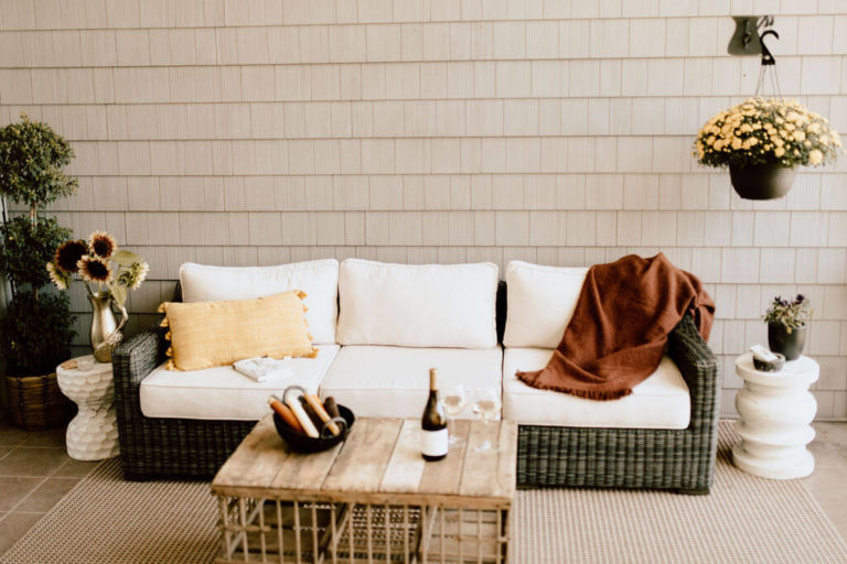 A Quick and Simple Fall Patio - A Life Unfolding