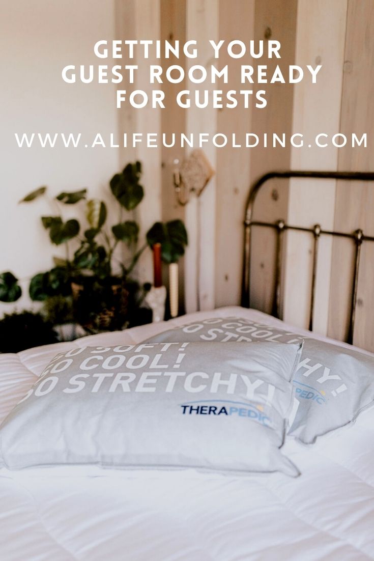 Getting your guest room ready for guests. - A Life Unfolding