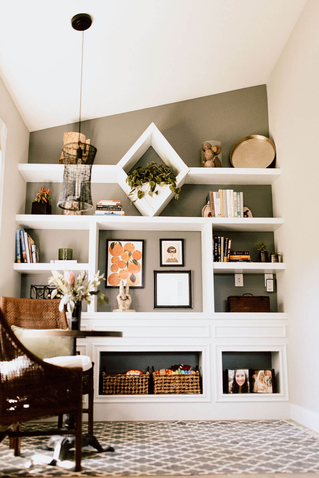 Styling shelves for Fall - A Life Unfolding