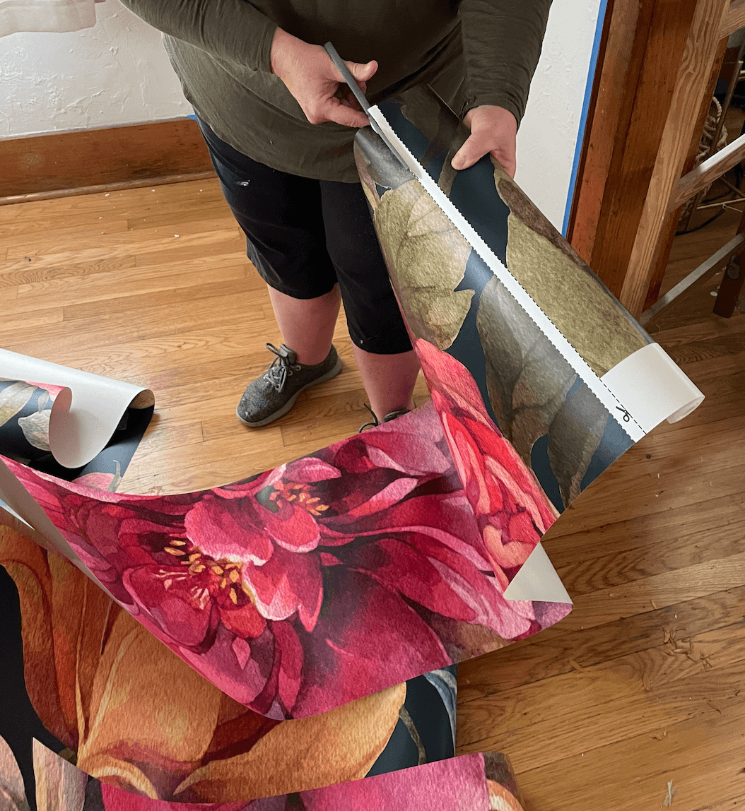 Wallpapering a Ceiling with Photowall - A Life Unfolding