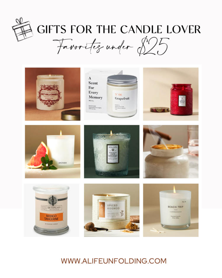 My Favorite Candles for Gift-Giving - A Life Unfolding