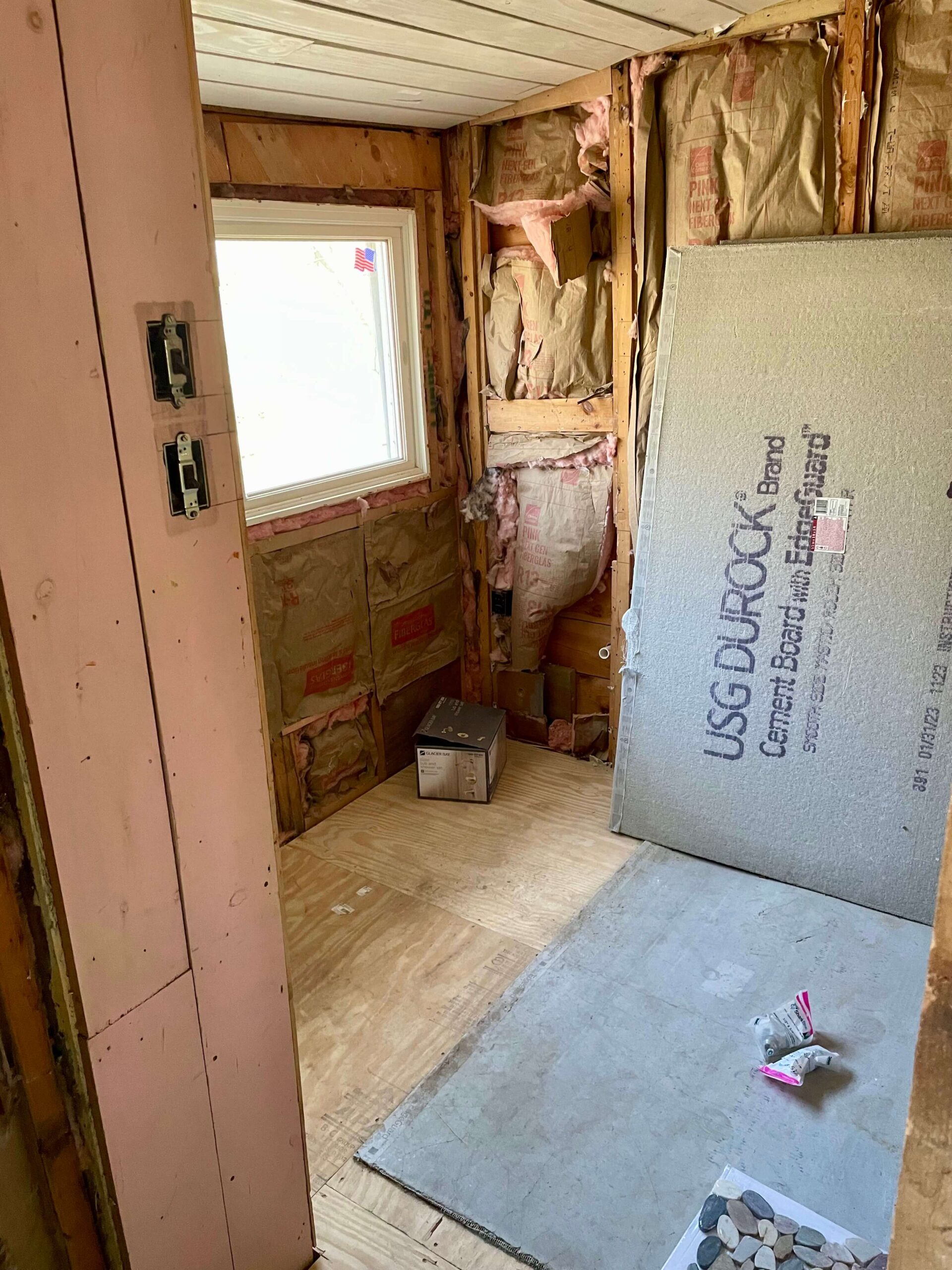 Small Wet Room in Tiny Cottage Plan - A Life Unfolding