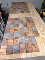 DIY Wood Block Sliding Door - A Life Unfolding