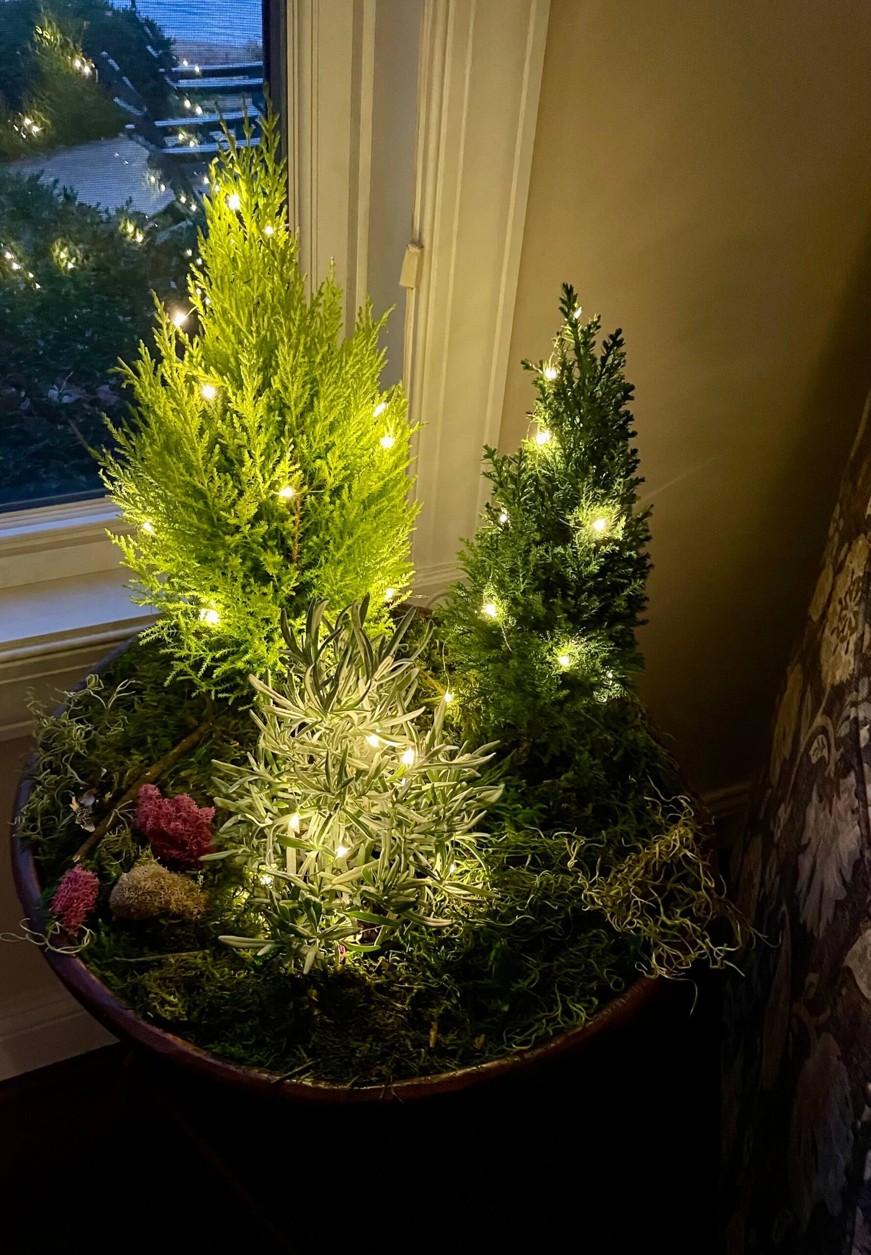 DIY a Holiday Centerpiece in 15 Minutes with Mini Topiary Trees! - A ...