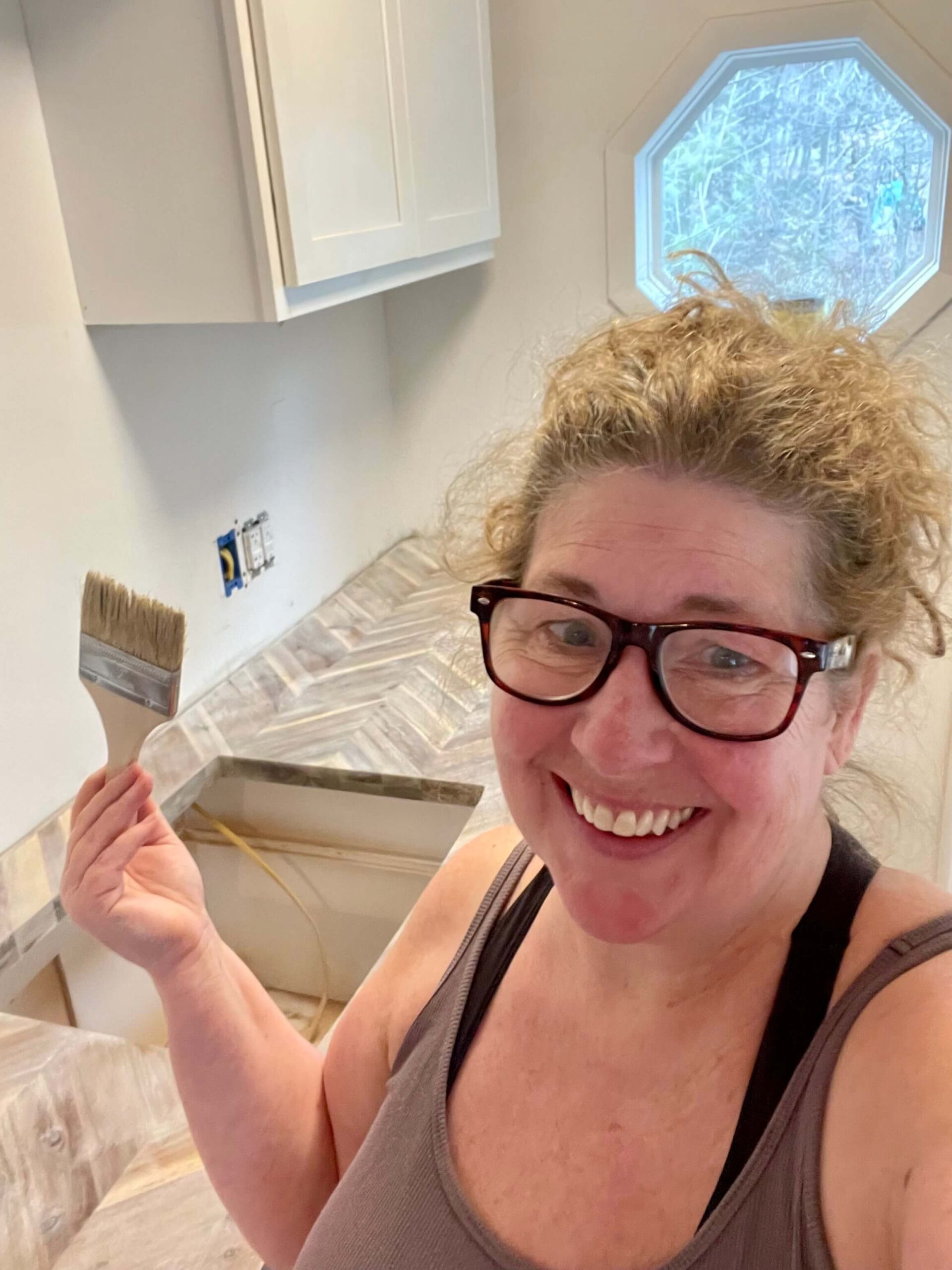 Cottage Charm with a Twist: Why I Chose a Chevron Butcher Block ...