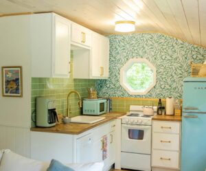 Cottage Charm with a Twist: Why I Chose a Chevron Butcher Block ...