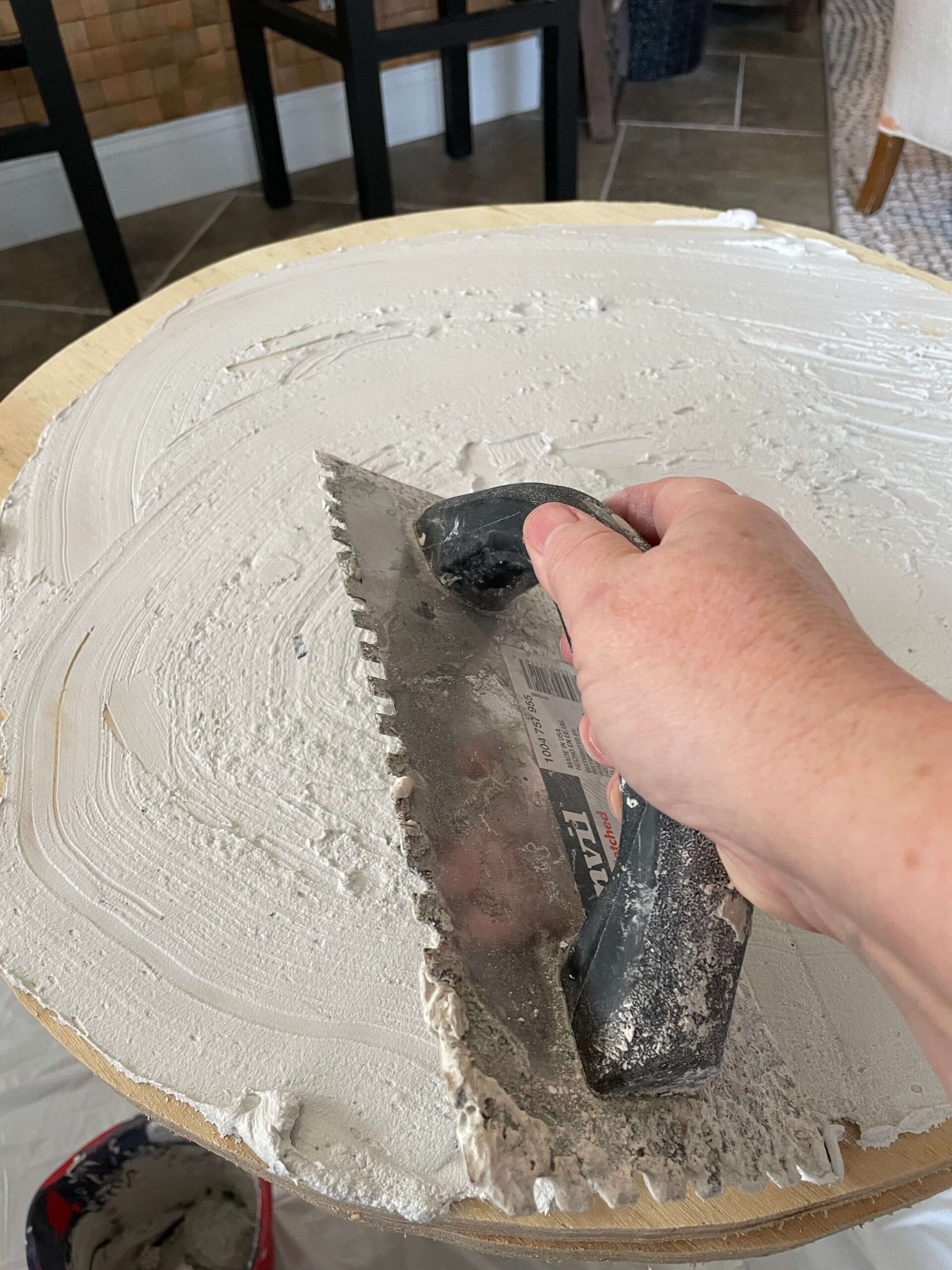 Easy DIY Basket Side Table - A Life Unfolding