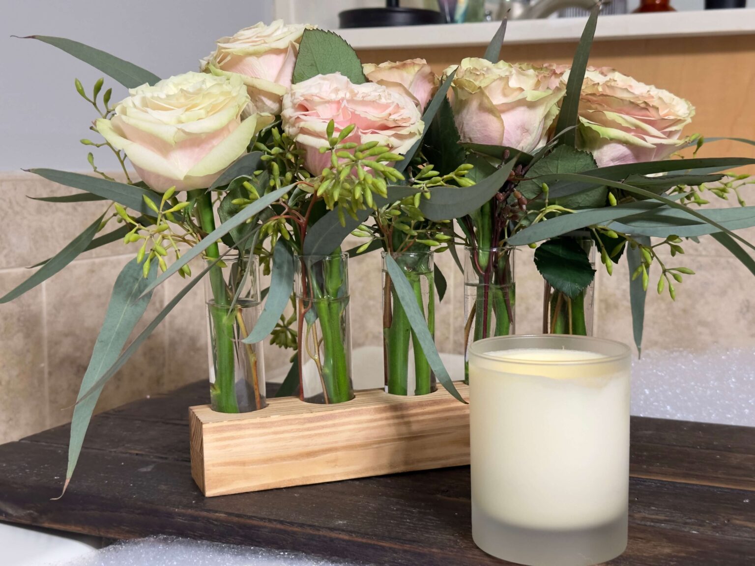 How To DIY A Flower Arrangement in Test Tube Vases - A Life Unfolding